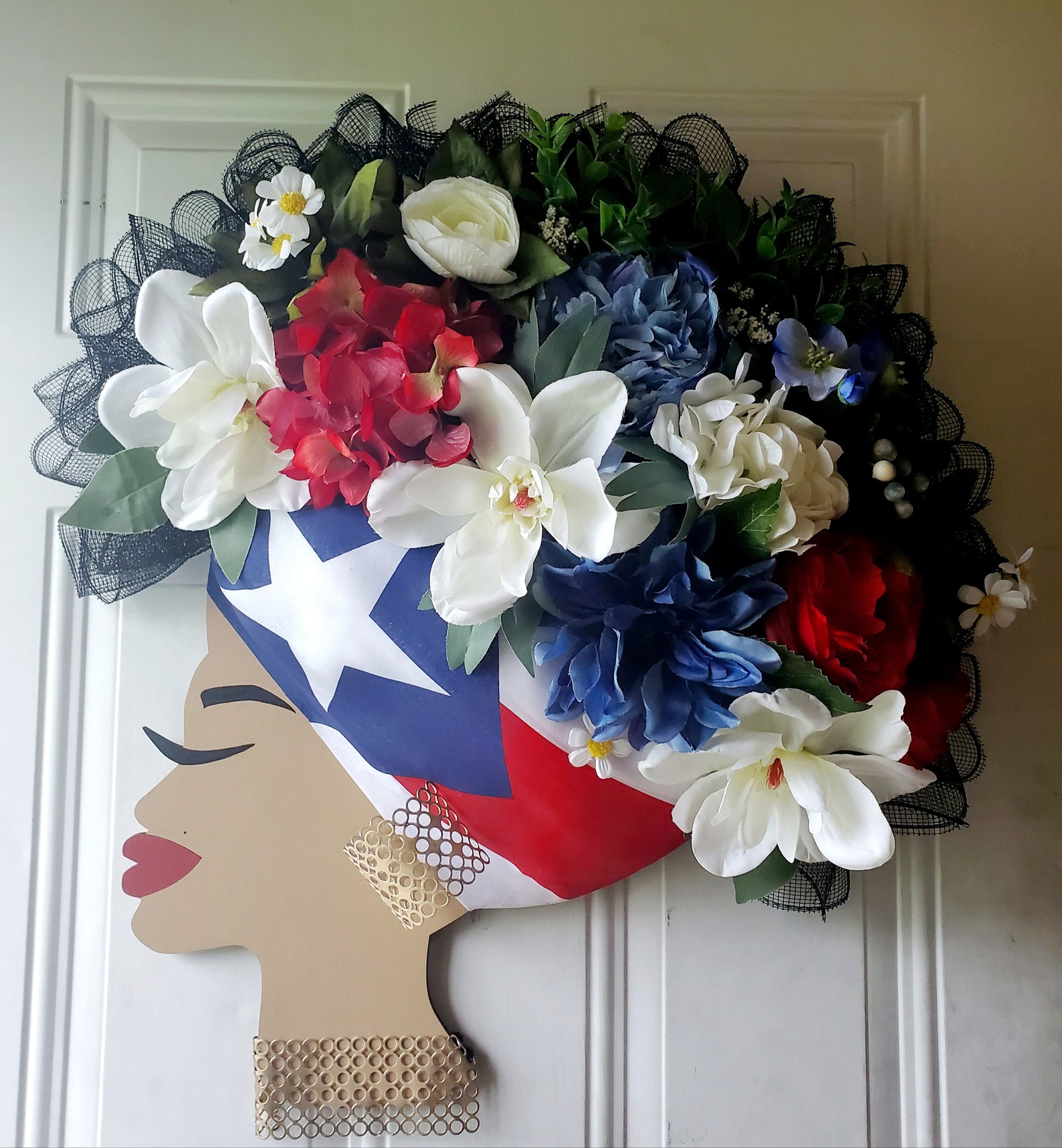 Puerto Rican Wreath Puerto Rican Diva Wreath Puerto Rican - Etsy