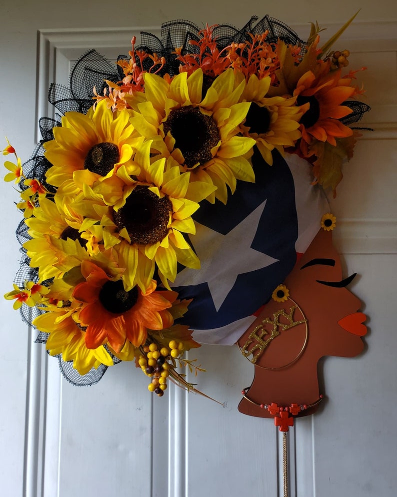 Puerto Rican Wreath Puerto Rican Diva Wreath Puerto Rican - Etsy