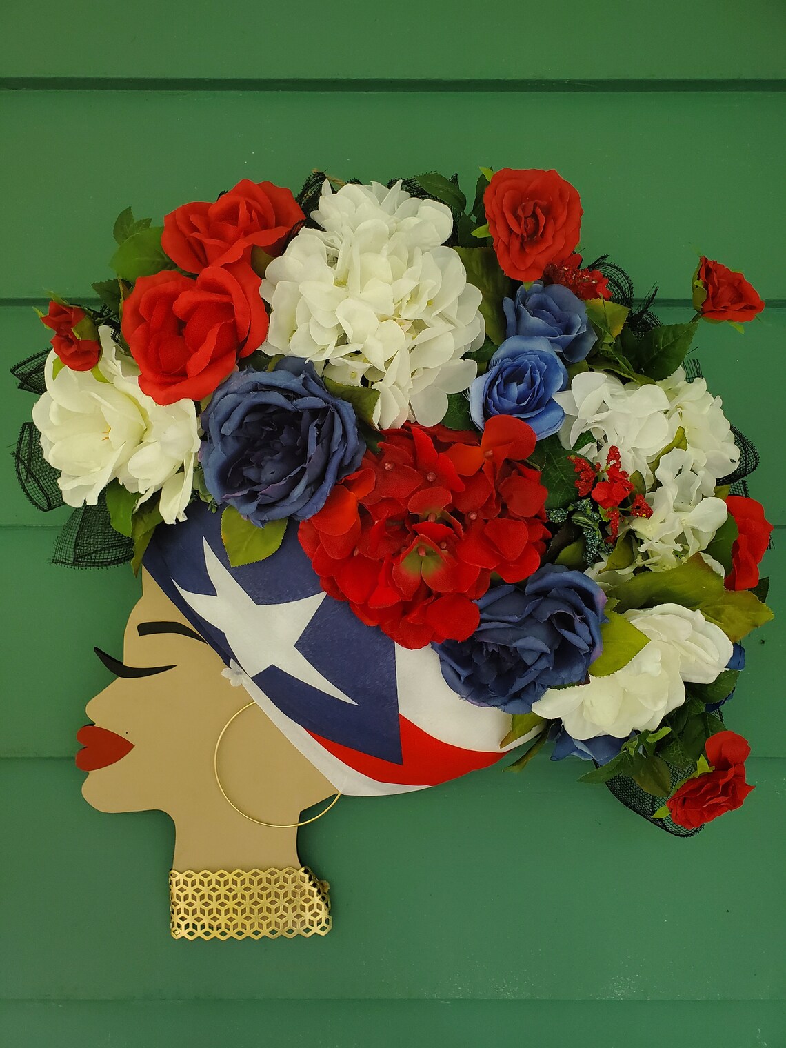 Puerto Rican Wreath Puerto Rican Diva Wreath Puerto Rican - Etsy