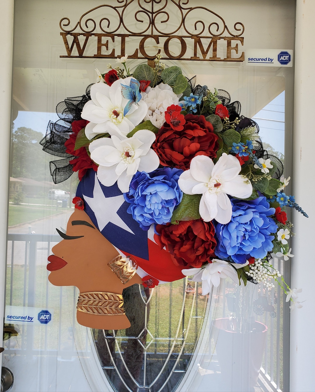 Puerto Rican Diva Wreath, Puerto Rican Diva, Puerto Rican Flag, Boricua ...