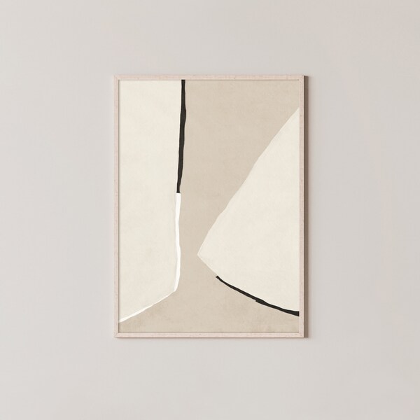 Neutral Abstract Art - Etsy