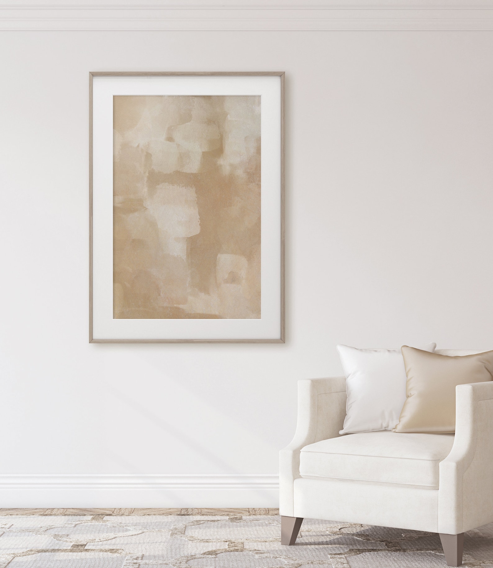 Arte de pared abstracto neutro impresión de textura - Etsy España