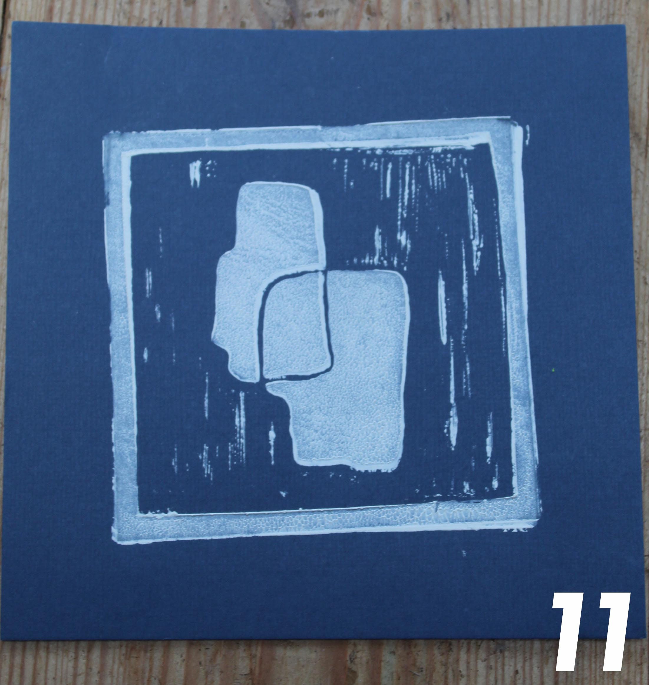 Original Hand Made Abstract Lino Print - Etsy UK