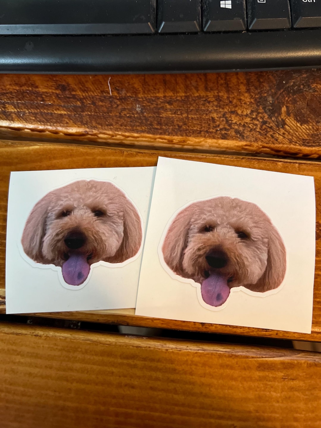 Custom Pet Face 2 Inch Stickers, Personalized Dog Stickers, Pet Parent ...