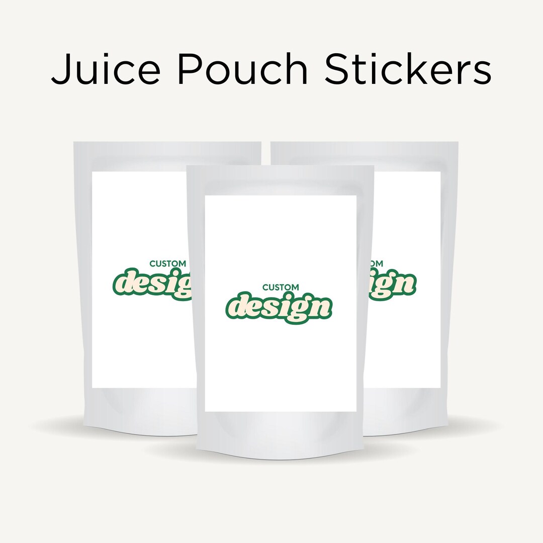 Custom Juice Pouch Stickers for Personalized Party Favors, Capri Sun ...