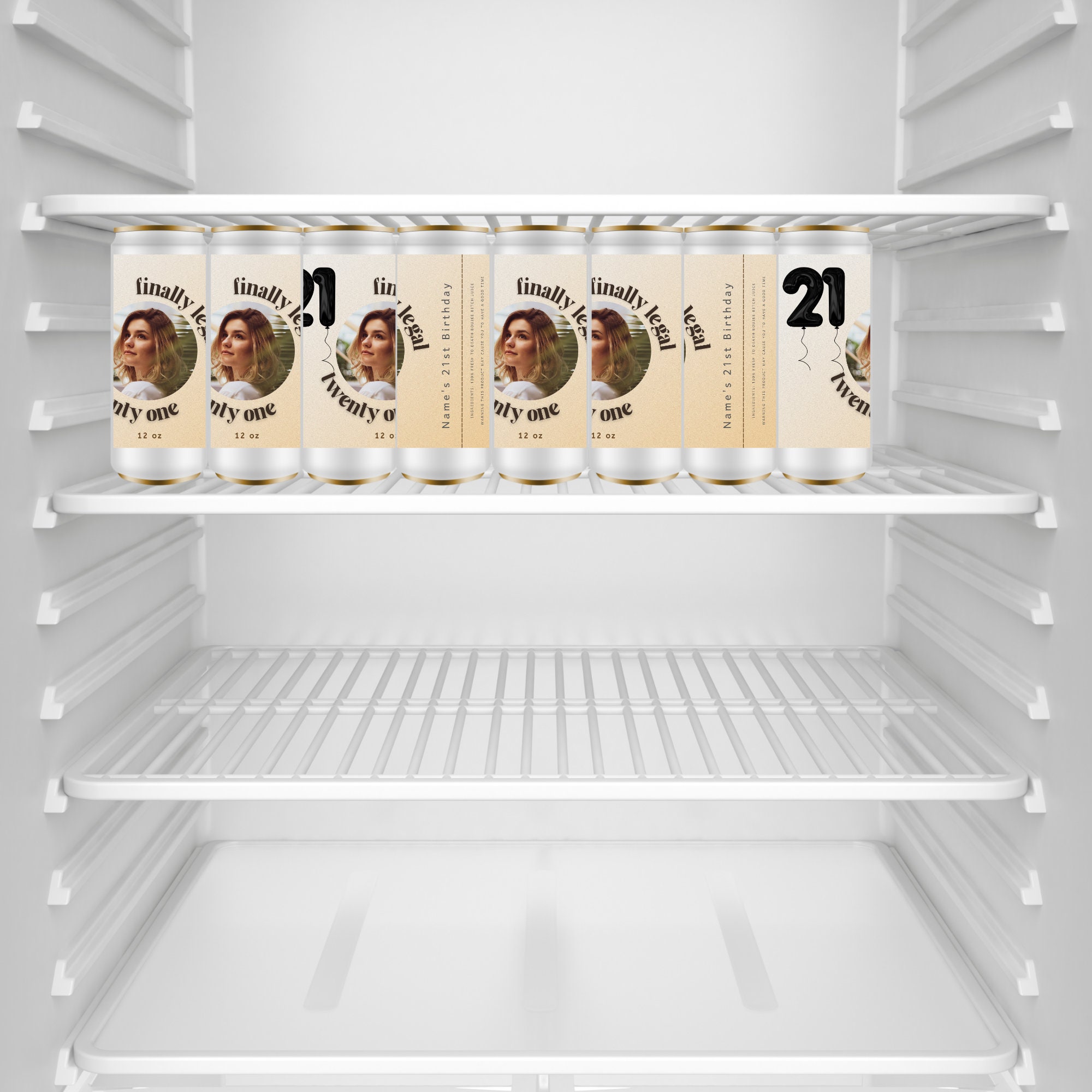 Custom Design Skinny Can Labels - Personalized Digital Download, Labels ...