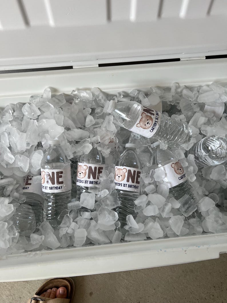 Personalized Water Bottle Labels, Personalized Bottled Water Stickers ...