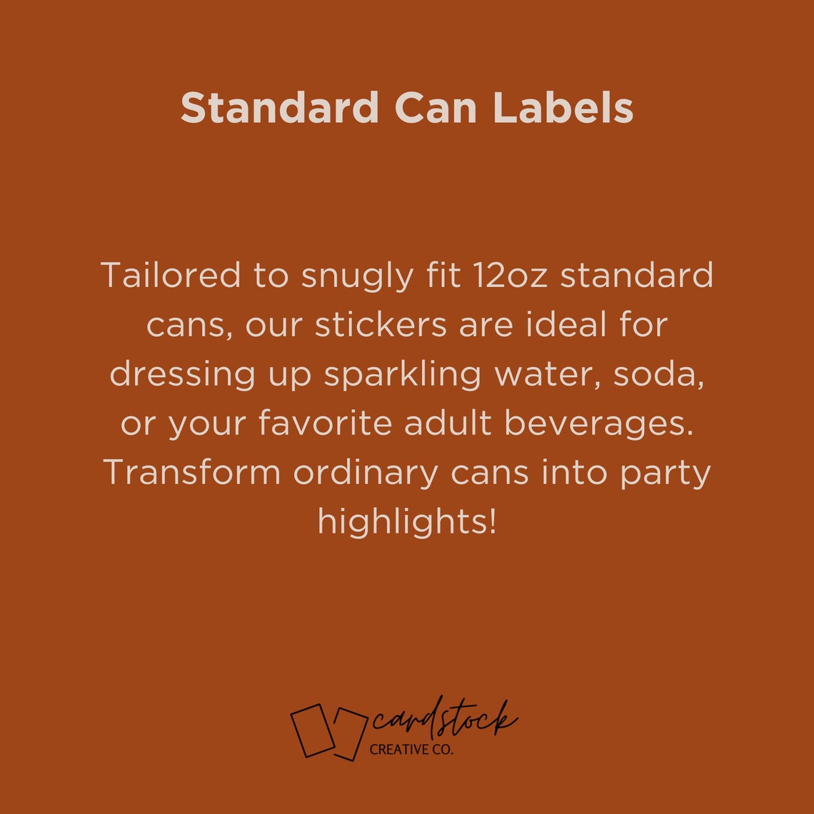 Custom Beer Can Stickers - Upload Your Own Design, Pop Can Wraps for ...