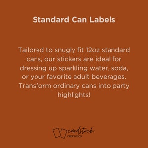 Custom Beer Can Stickers - Upload Your Own Design, Pop Can Wraps for ...