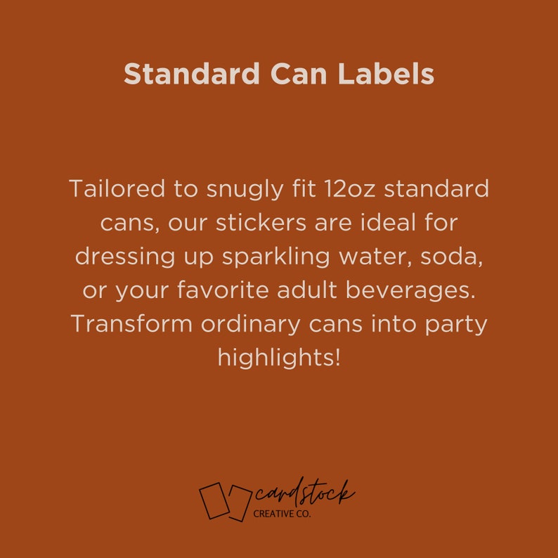 Custom Beer Can Stickers - Upload Your Own Design, Pop Can Wraps for ...