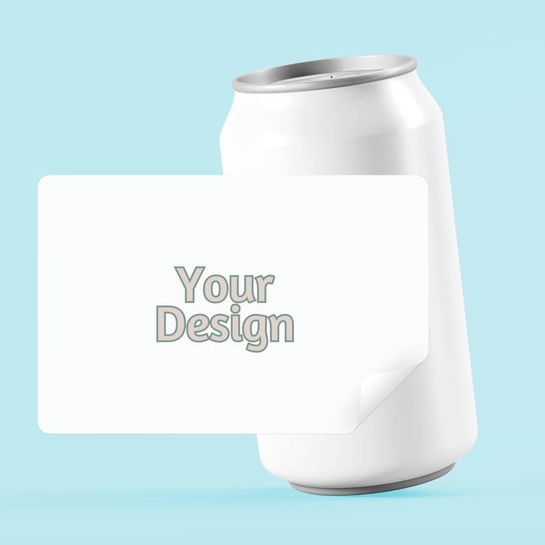 Custom Beer Can Stickers - Upload Your Own Design, Pop Can Wraps for ...