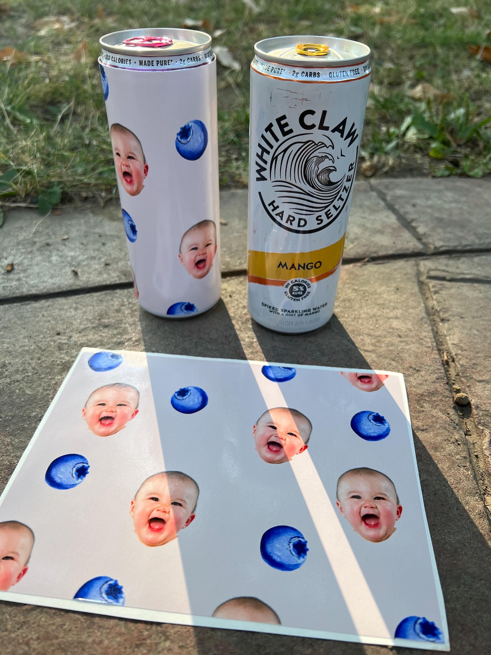 Custom Printed Seltzer Can Labels, Personalized Skinny Can Stickers ...