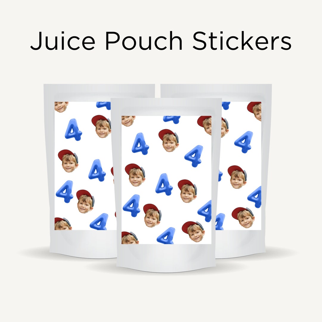 Personalized Juice Pouch Stickers, Capri Sun Stickers, Birthday Party ...
