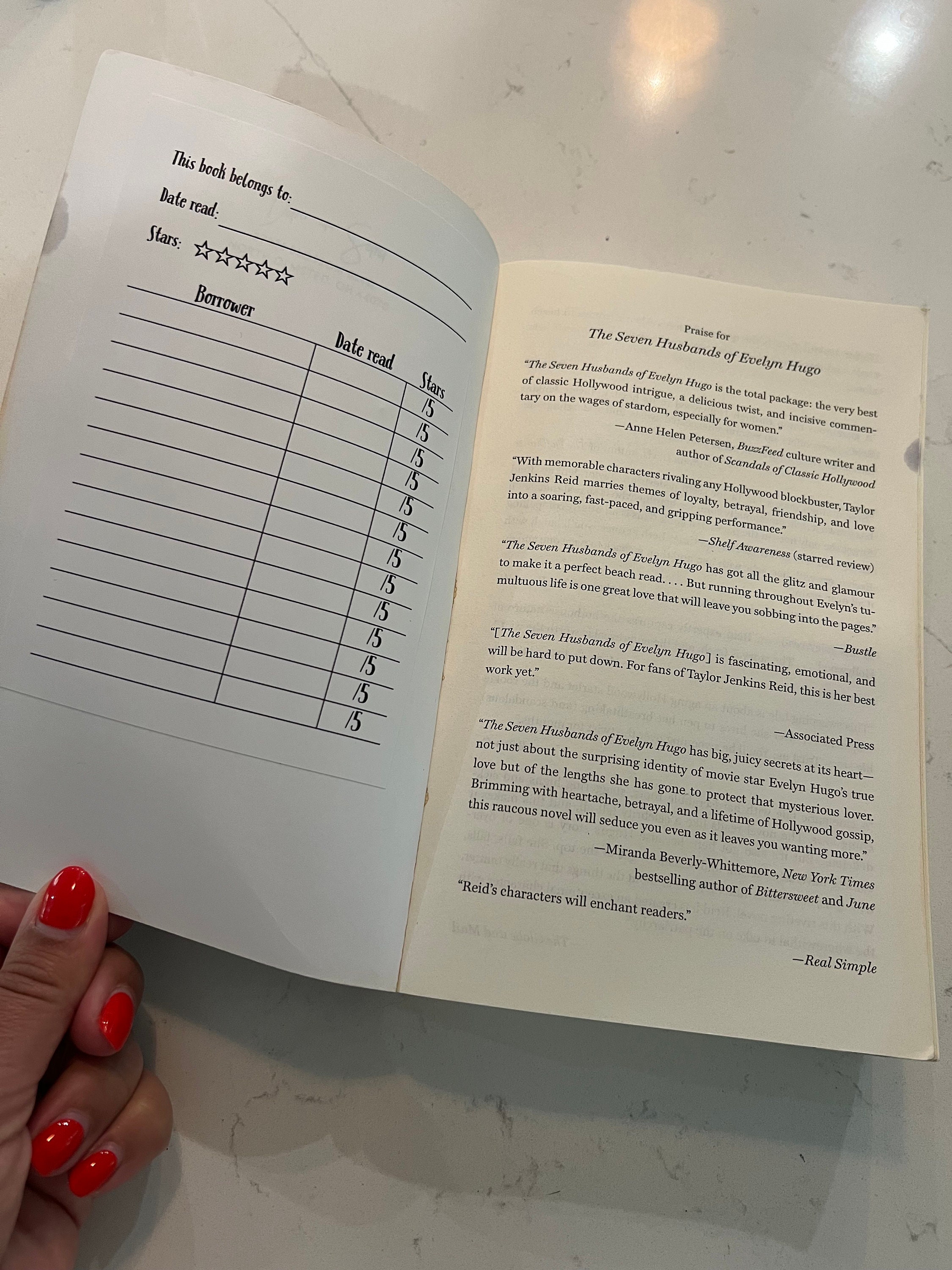 Book Lending and Rating Sticker, Book Club Labels for Sharing Books ...