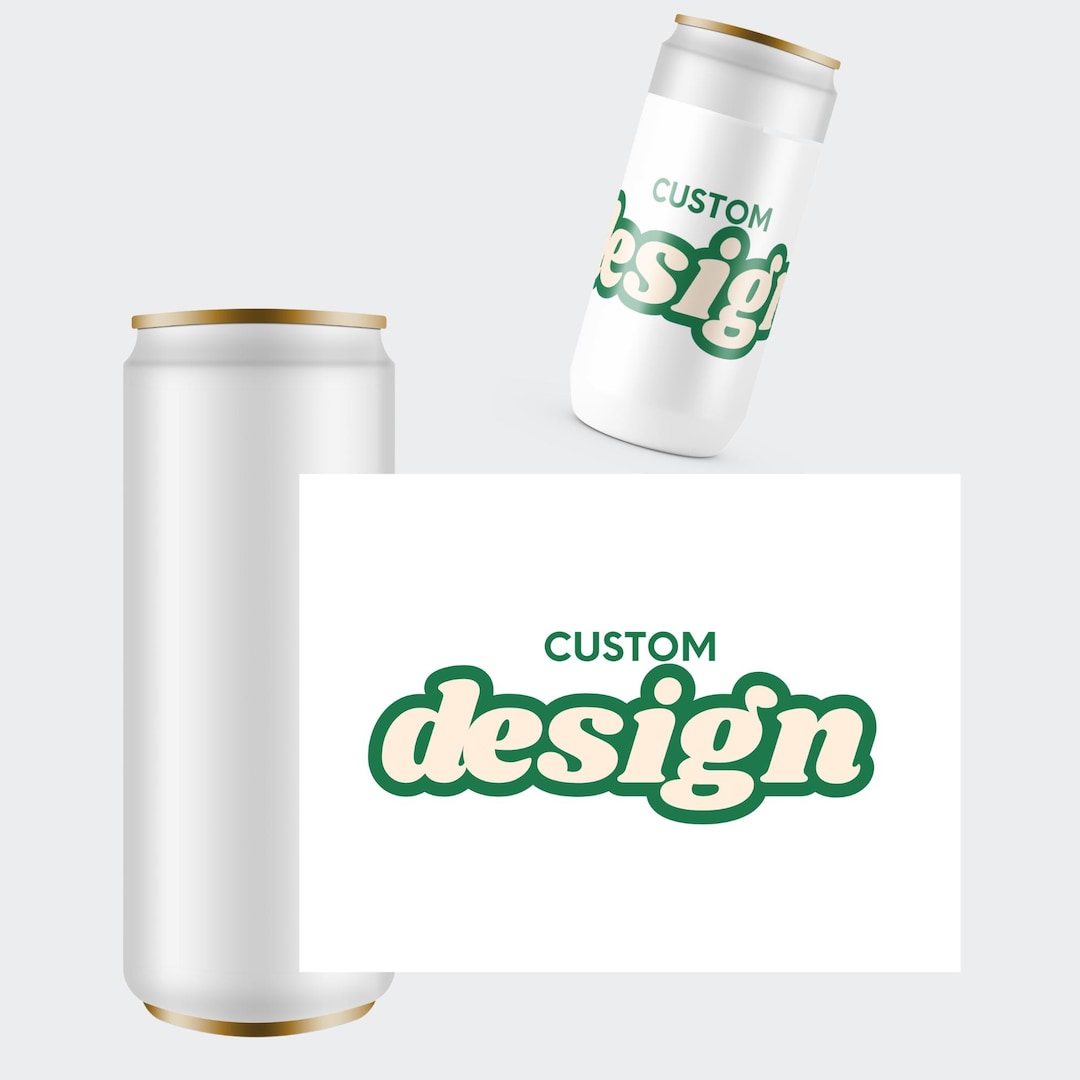 Custom Printed Seltzer Can Labels, Personalized Skinny Can Stickers ...