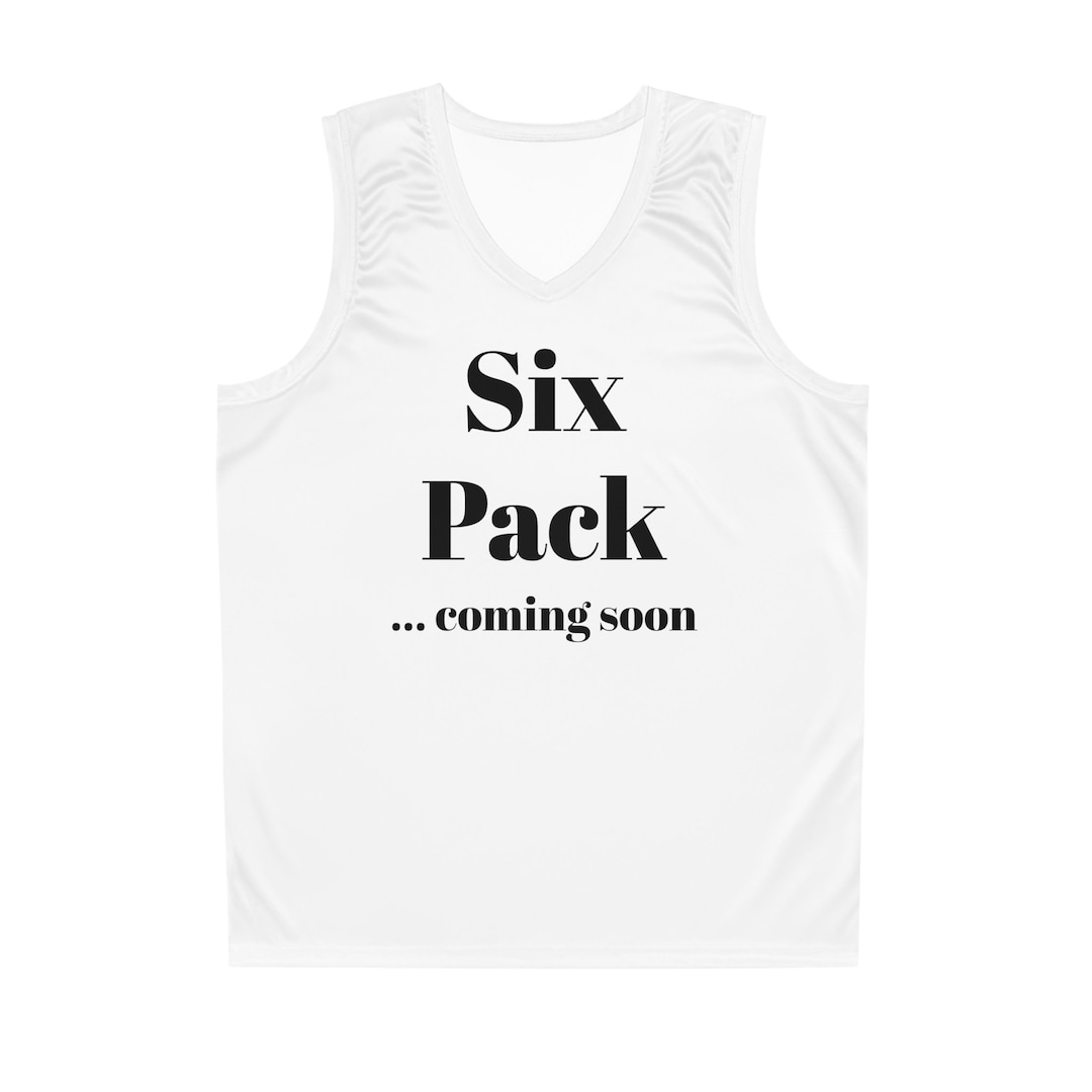 Six Pack Coming Soon Basketball Jersey (AOP) - Etsy