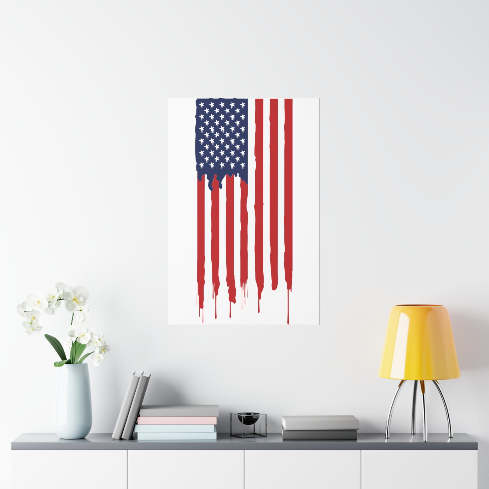 American Flag Poster - Etsy