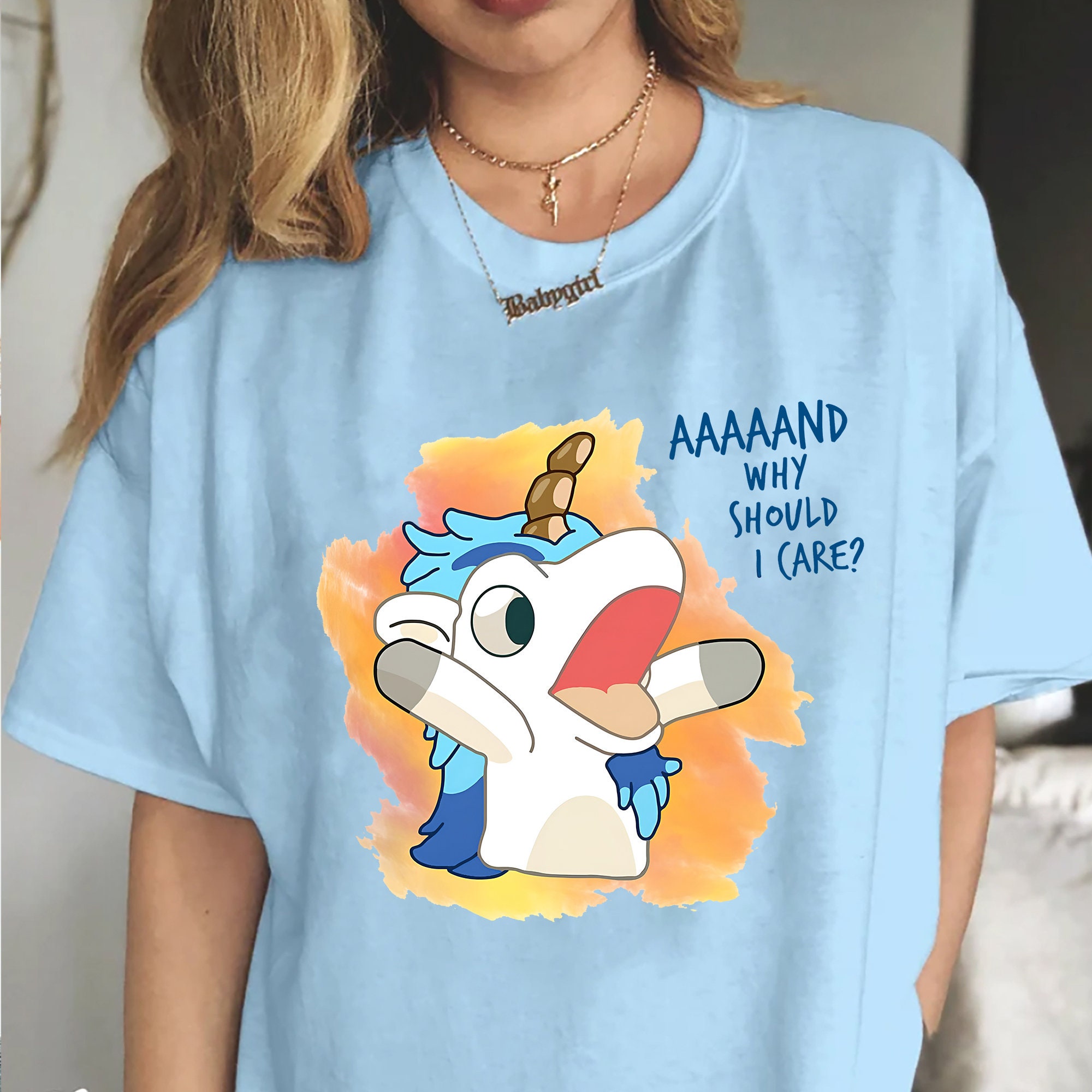 Unicorse Why Should I Care Png, Bluey Funny PNG, Bluey Family Png ...