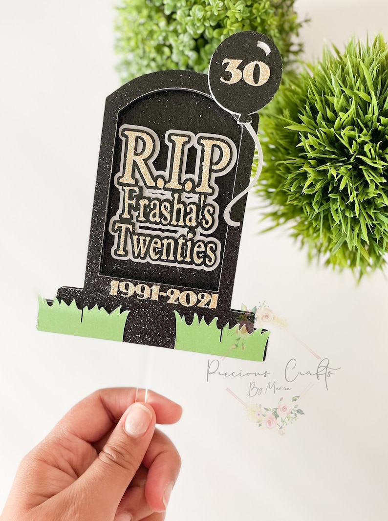 RIP Twenties RIP 20 Birthday Cake Topper - Etsy RIP Twenties RIP 20 Birthday Cake Topper - Etsy