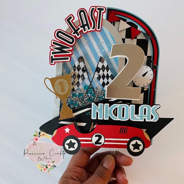 Race Car Topper - Etsy