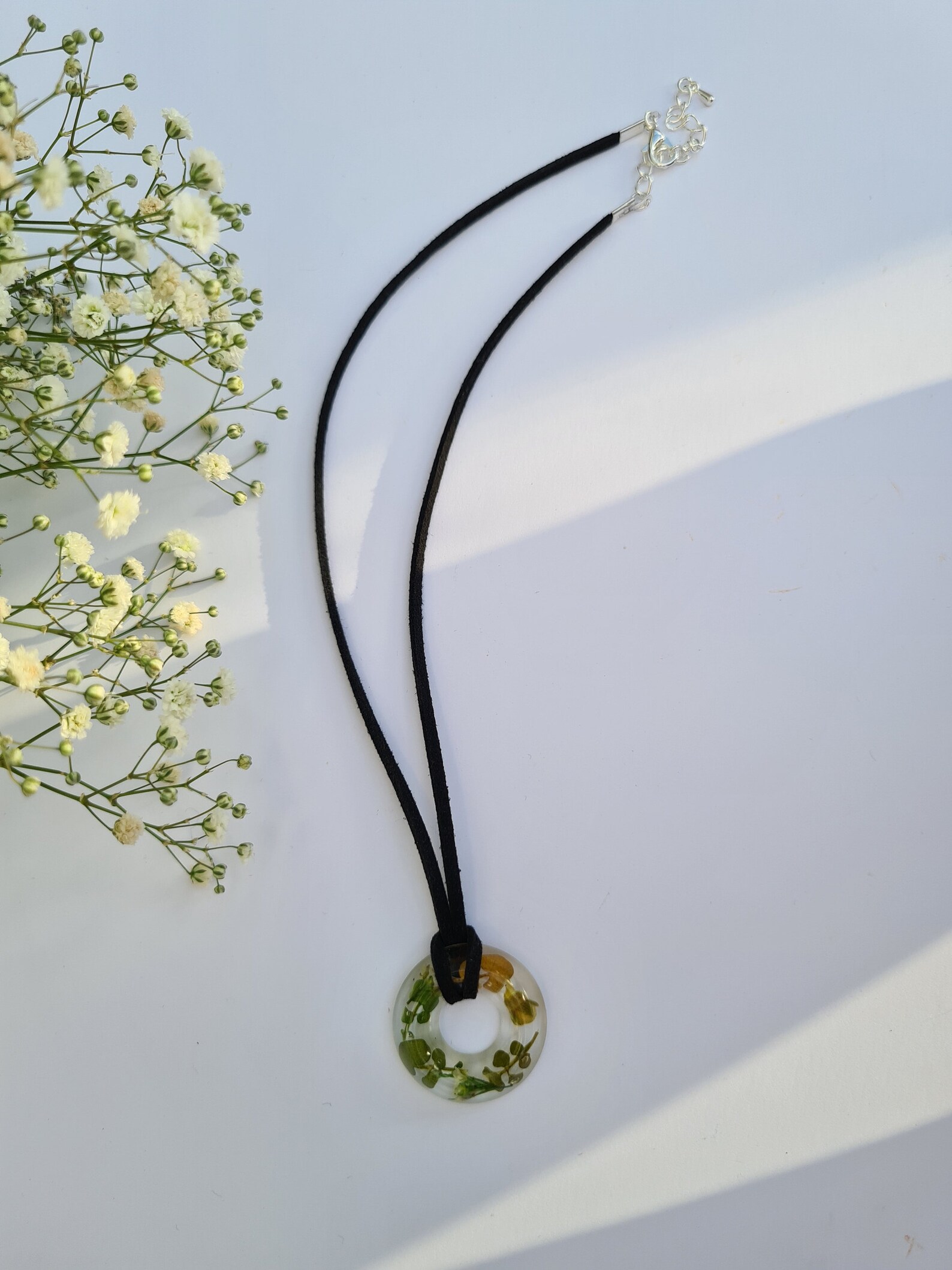Botanical Circular Pendant - Etsy