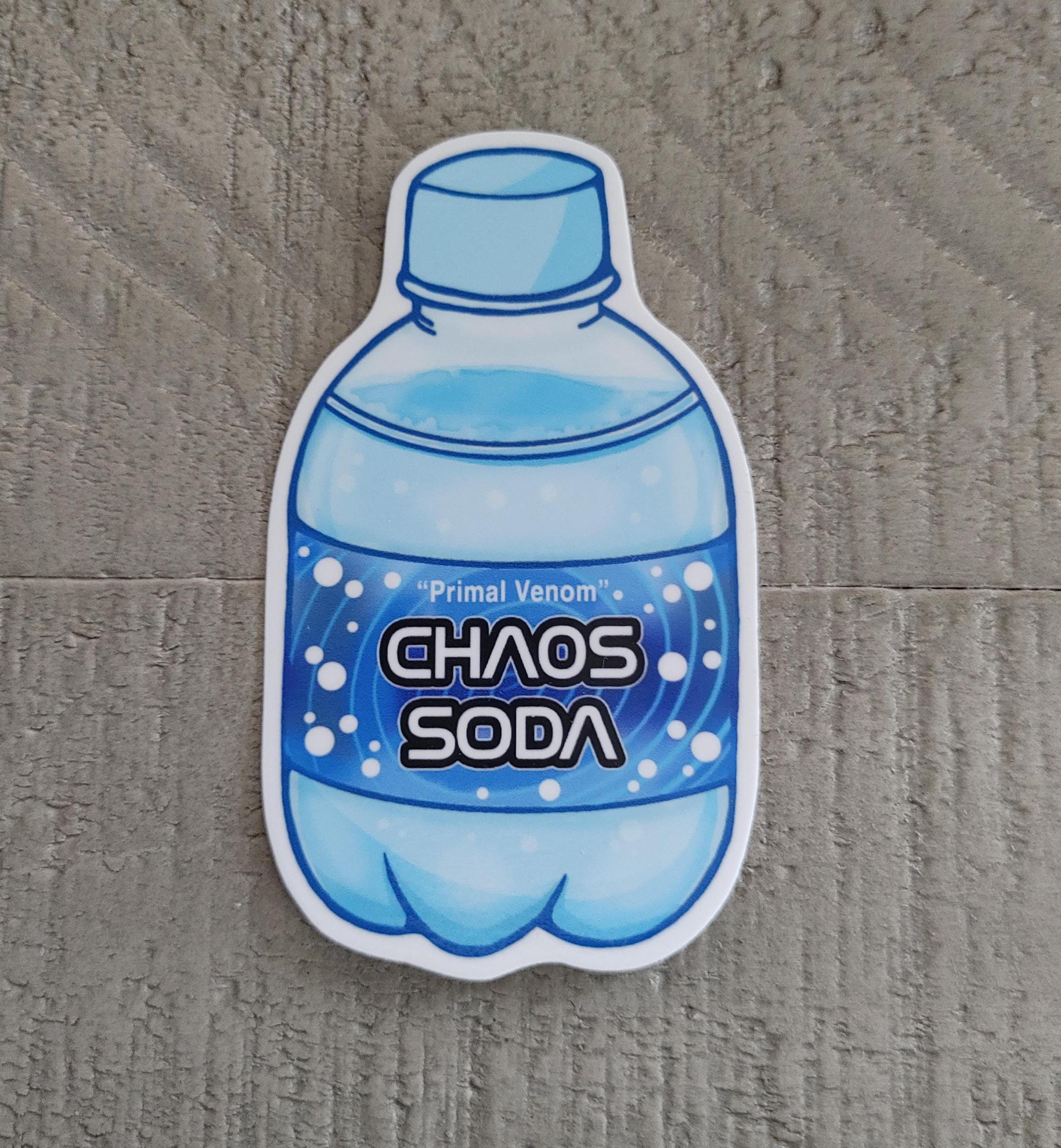 Chaos Soda Vinyl Sticker LARGE - Etsy