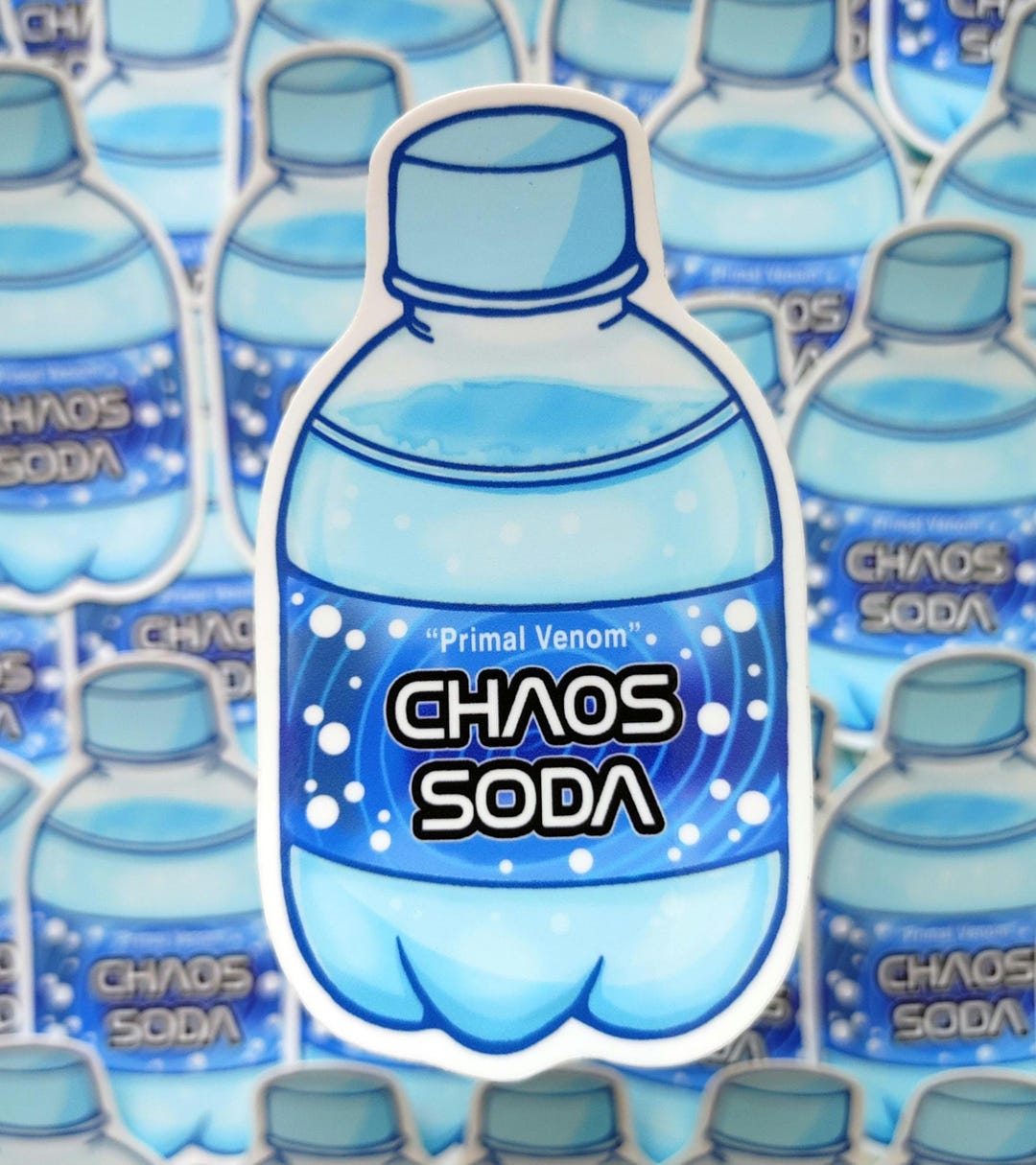 SA2 Chaos Soda Vinyl Sticker LARGE - Etsy