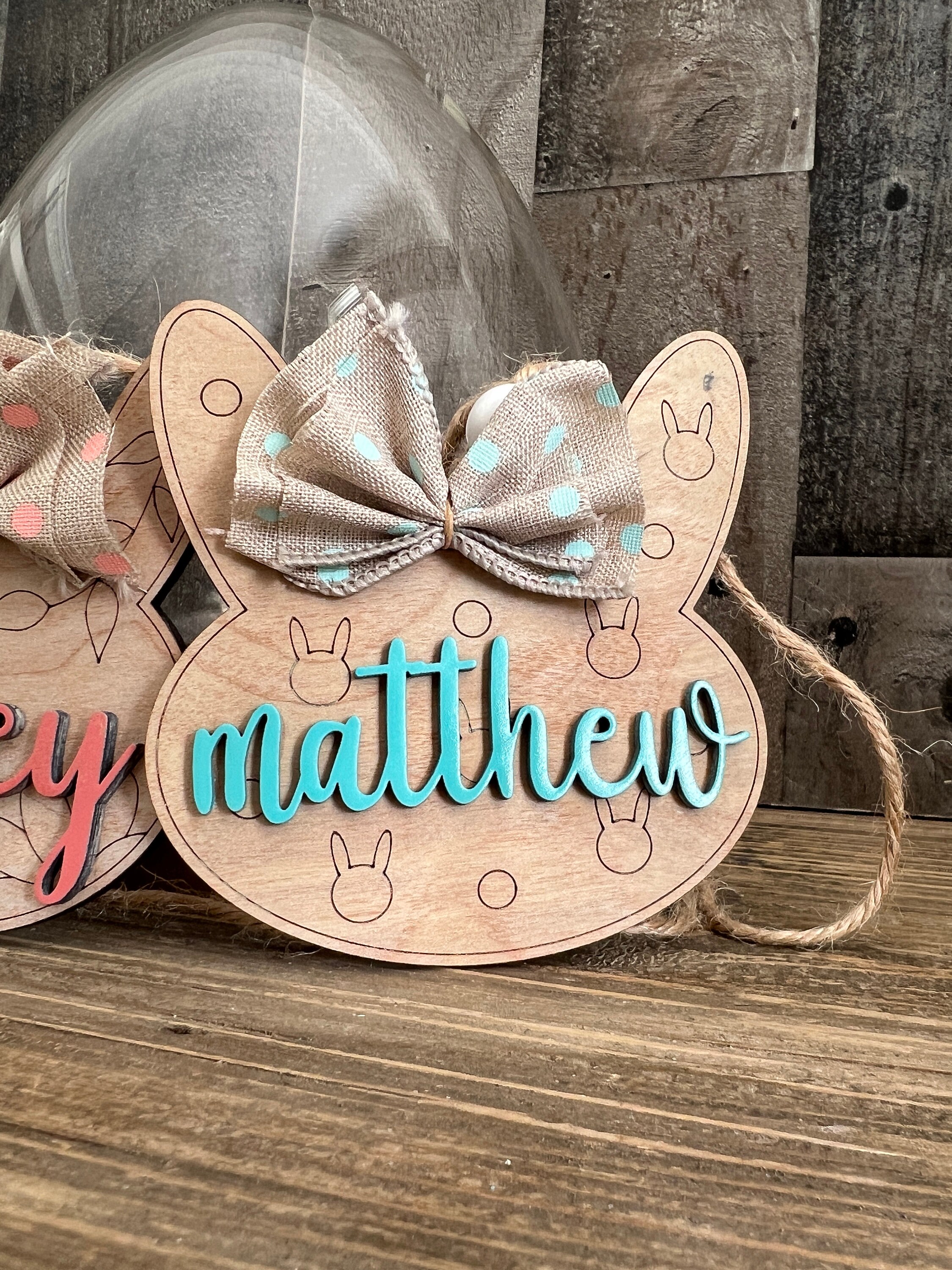 Instant Digital Download - Bunny Tag SVG File; Perfect for Glowforge ...