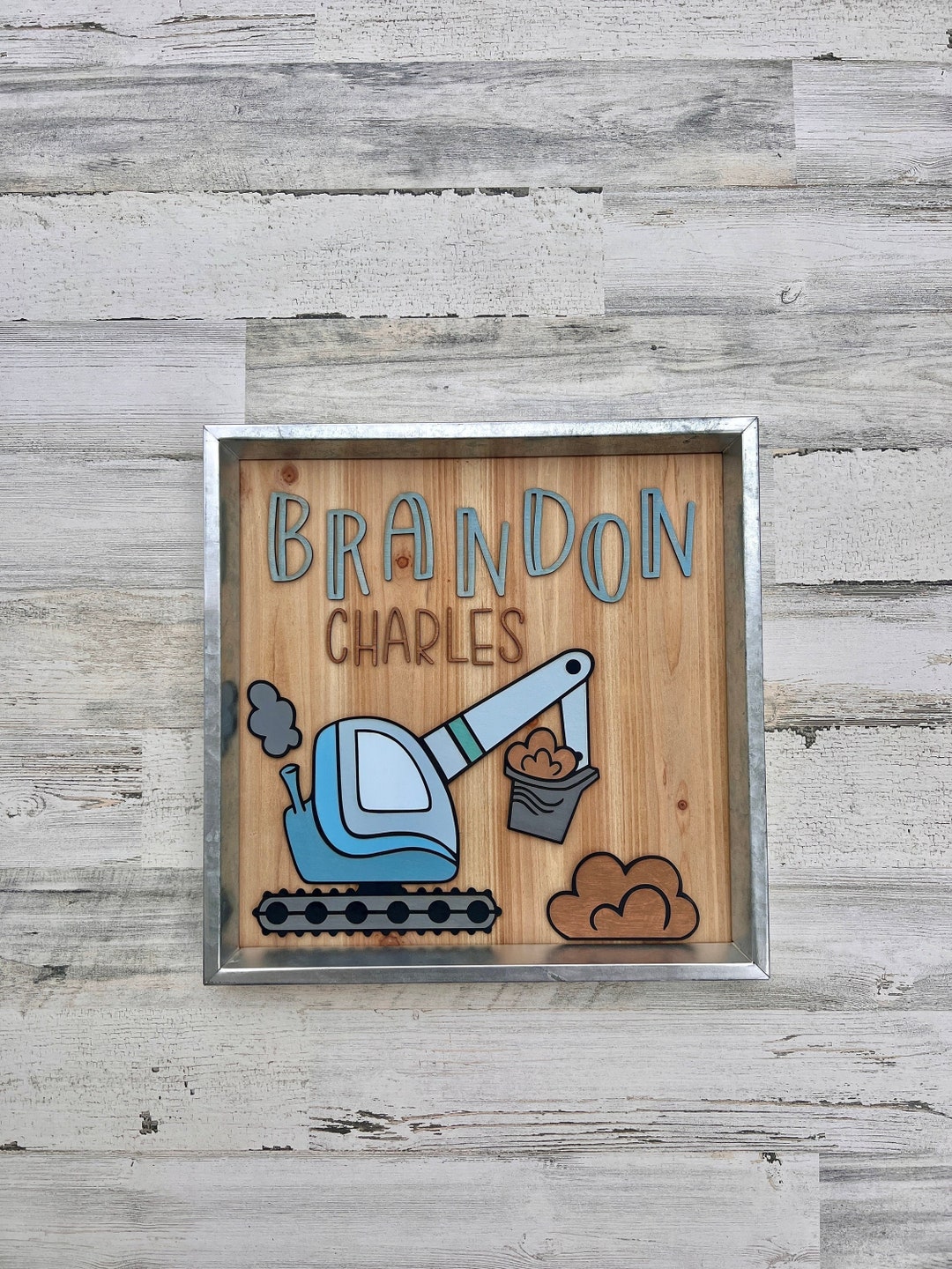 Instant Digital Download- Cute Excavator SVG File Perfect for Glowforge ...