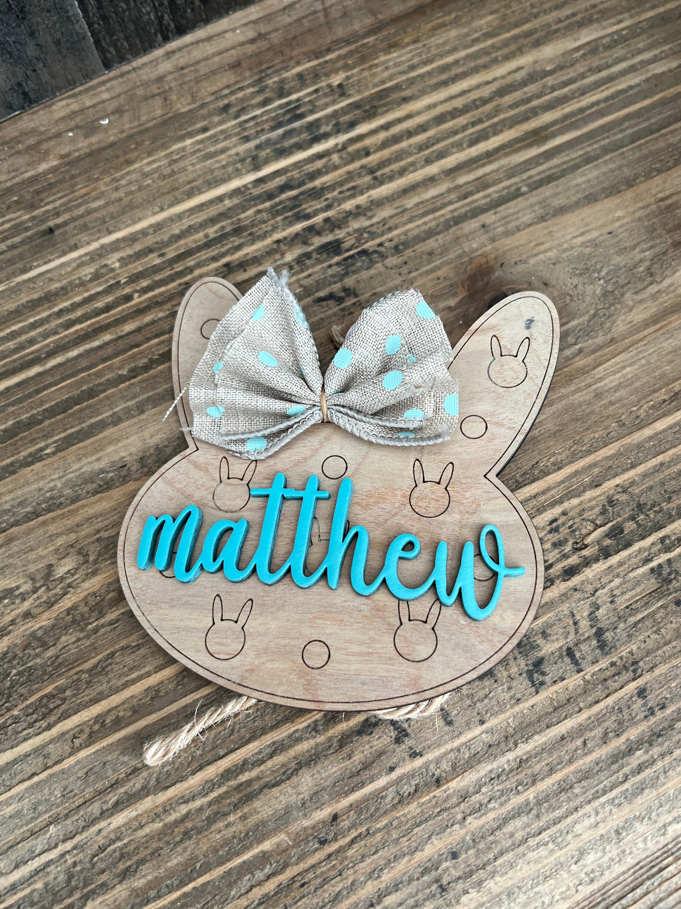 Instant Digital Download - Bunny Tag SVG File; Perfect for Glowforge ...