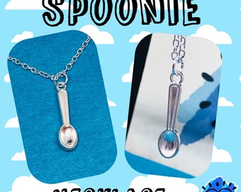 Emergency Spoon in a Bottle Necklace Spoonie Necklace - Etsy