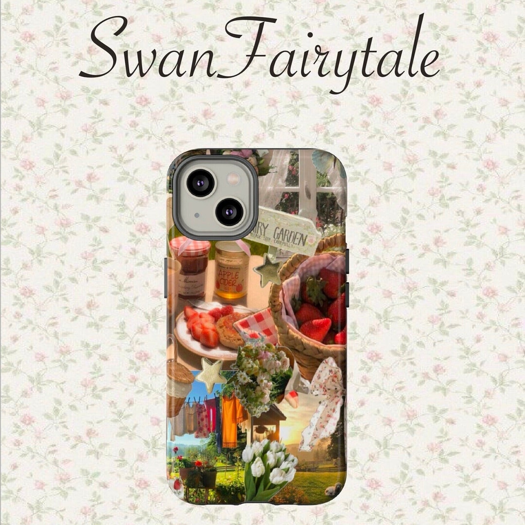 Cute, Aesthetic Cottagecore Fairy Pixie Protective Phone Case for Teen ...