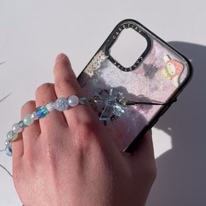 Cute Bow Beaded Phone Charm Loop - Etsy