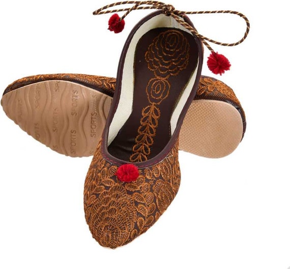 Ladies Jutti Jaipur Handmade Jutti Mojari For Women Lather Etsy