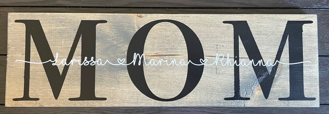 Mom Sign - Etsy