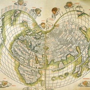 60+ Stock Photos Images - Ancient World Map and Geographical ...