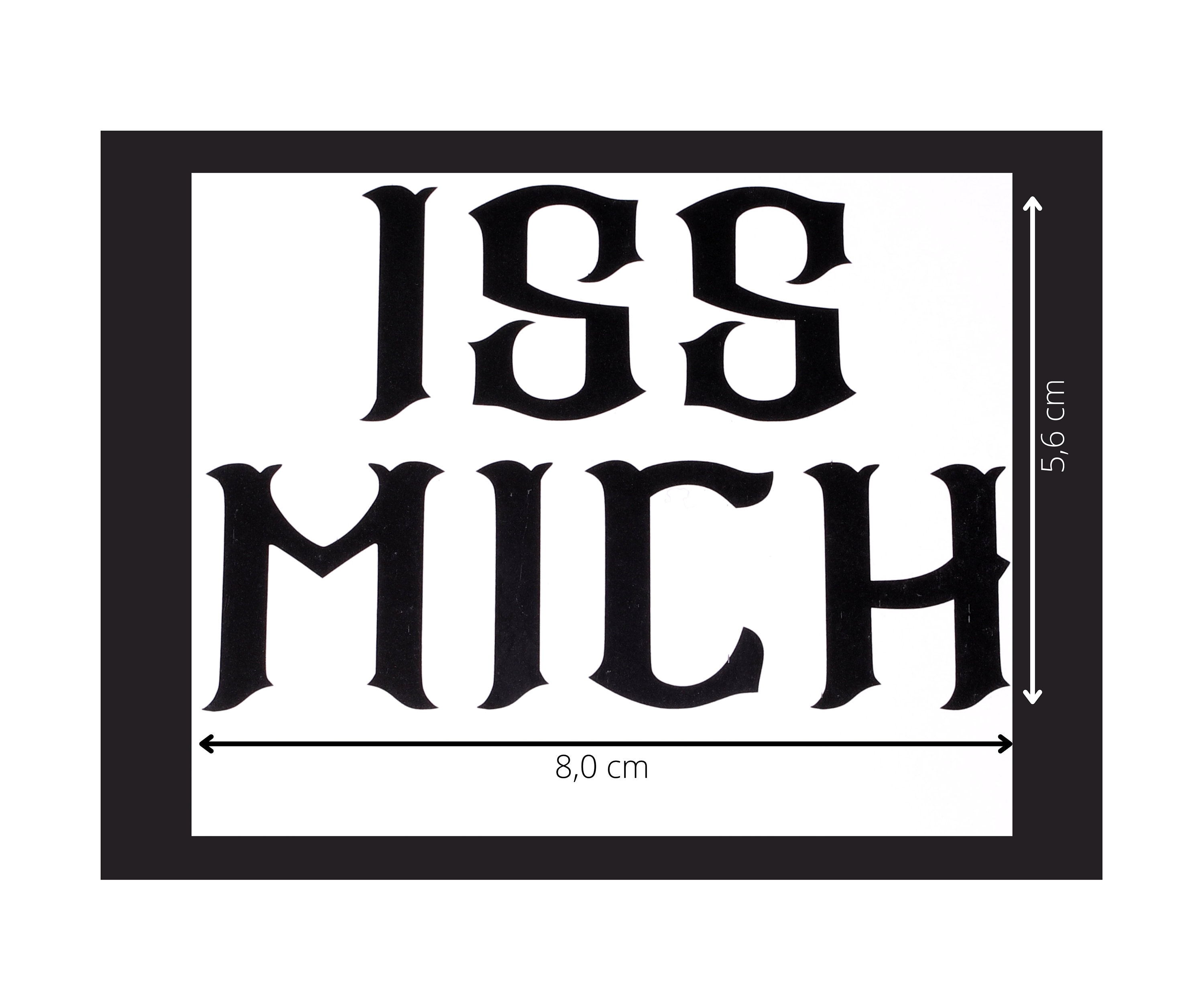 Iss Mich 2 Temporäre Tattoos Abziehtattoo Sexy Versauter Etsy