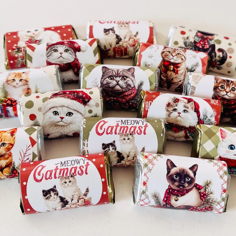 Christmas Cat Treats - Etsy