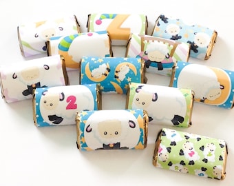 50 Mini Candy Bar Wrappers for Party Favors Small Gifts - Etsy