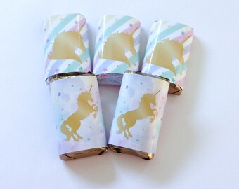 50 Mini Candy Bar Wrappers for Party Favors Small Gifts - Etsy