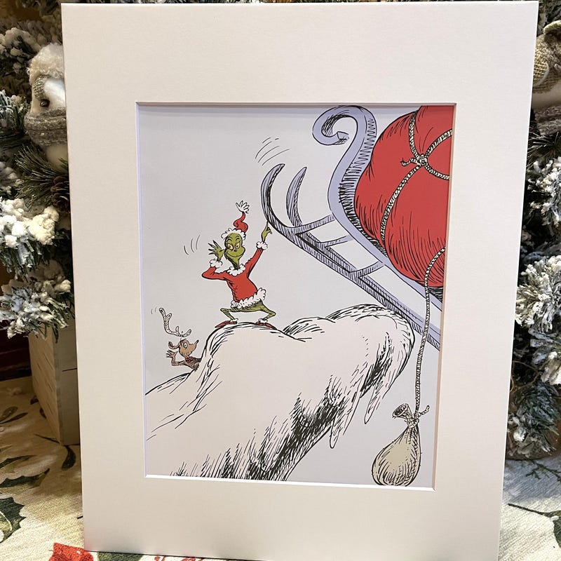 Grinch Wall Decor - Etsy