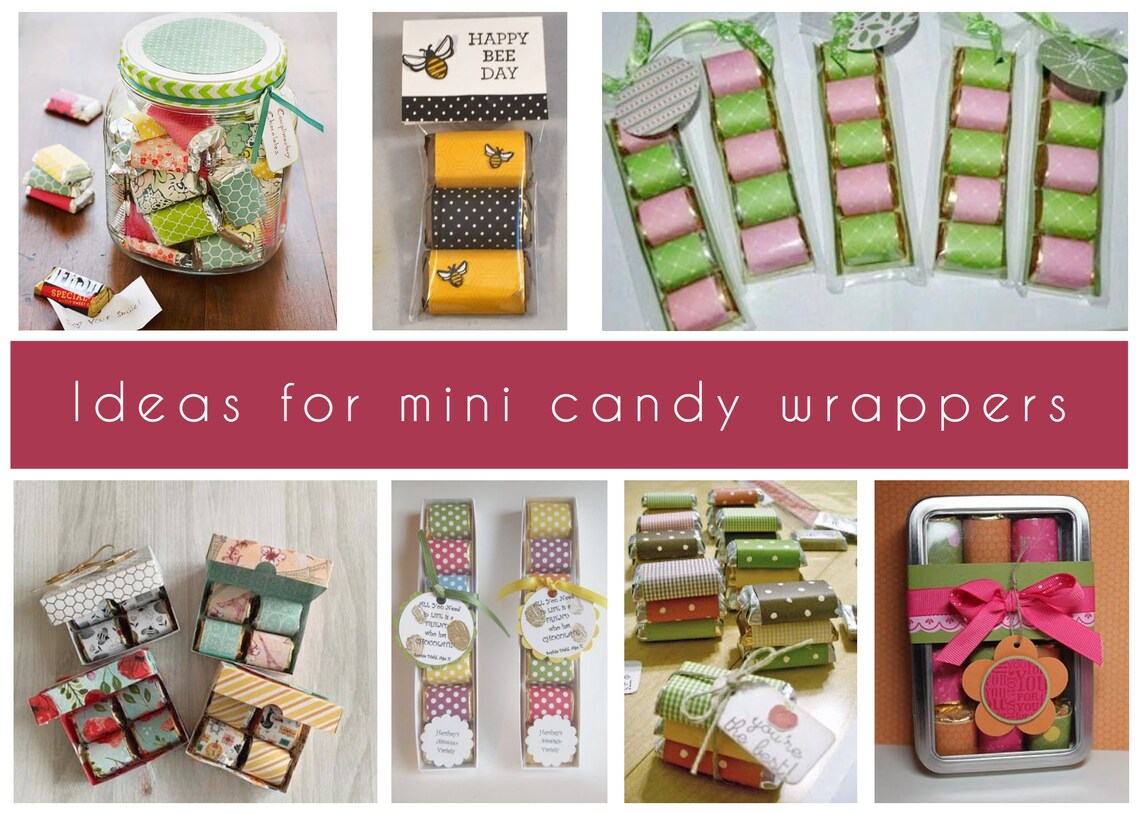 50 Mini Candy Bar Wrappers for Party Favors Small Gifts - Etsy