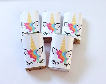 50 Mini Candy Bar Wrappers for Party Favors Small Gifts - Etsy