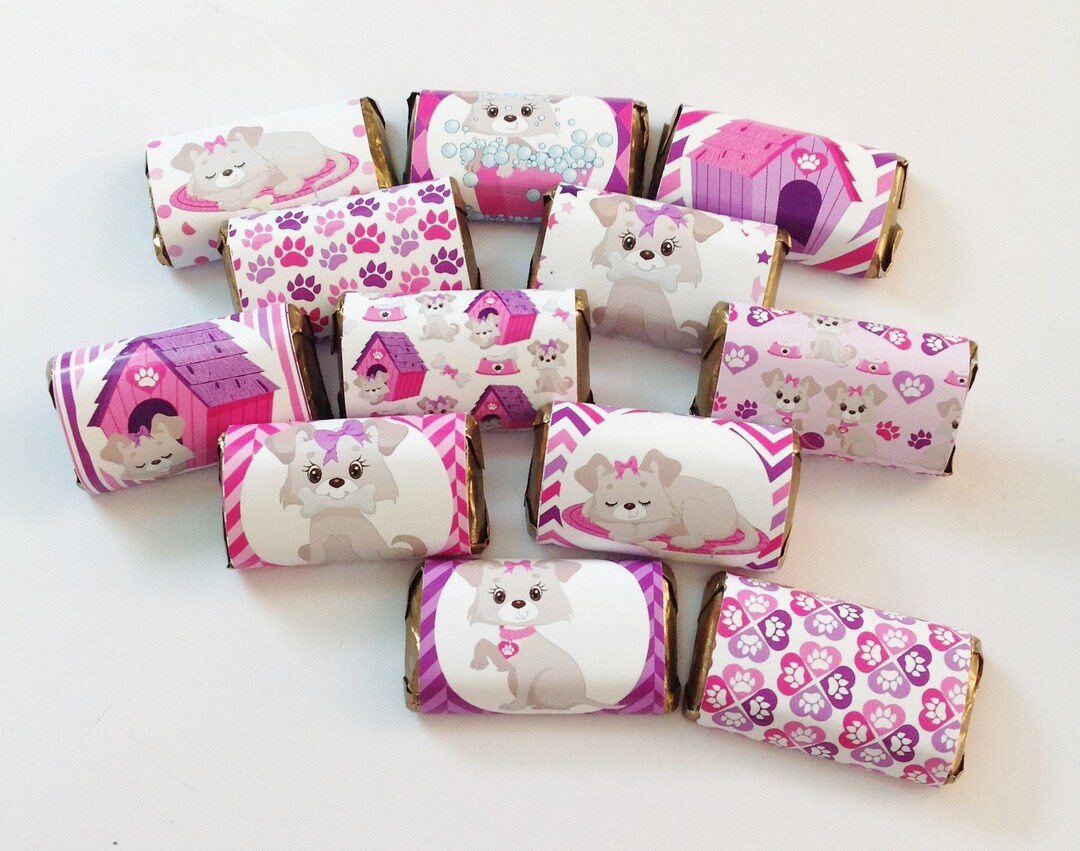 50 Personalized Mini Candy Bar Wrappers for Party Favors Small Gifts - Etsy