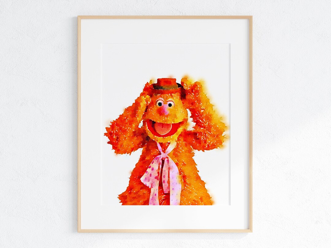 Muppet Watercolor Wall Print 8 X 10 Unframed Home Decor - Etsy