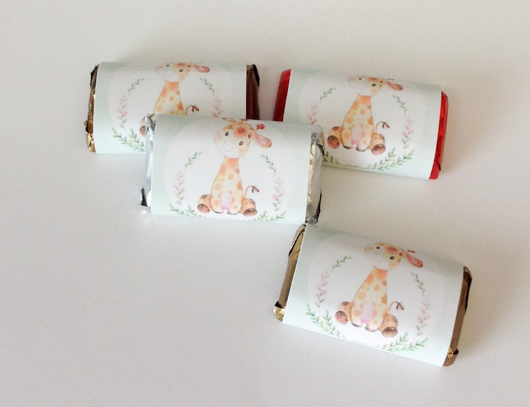 50 Personalized Mini Candy Bar Wrappers for Party Favors Small Gifts - Etsy