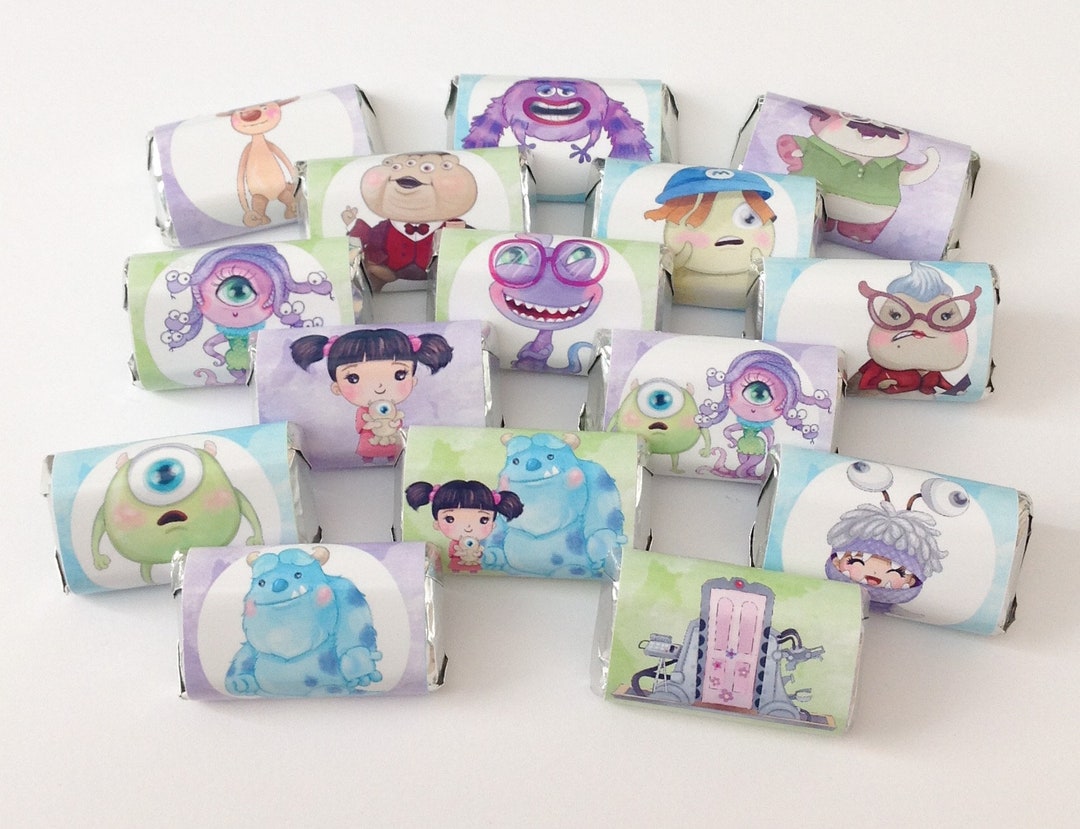 50 Personalized Mini Candy Bar Wrappers for Party Favors Small Gifts - Etsy