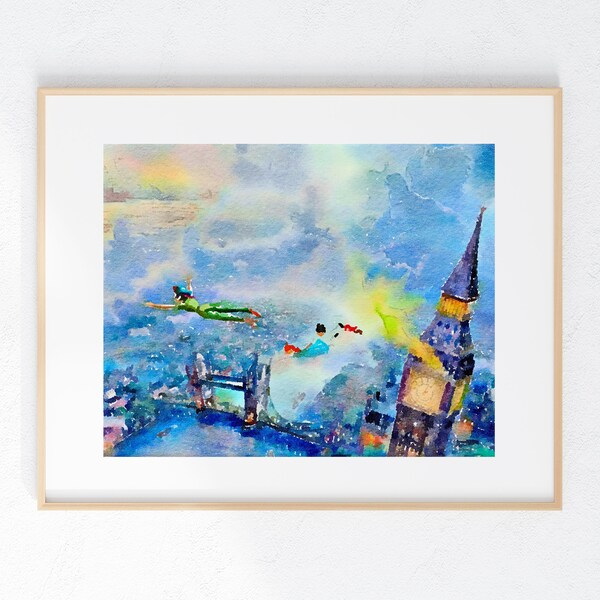 Peter Pan Print - Etsy