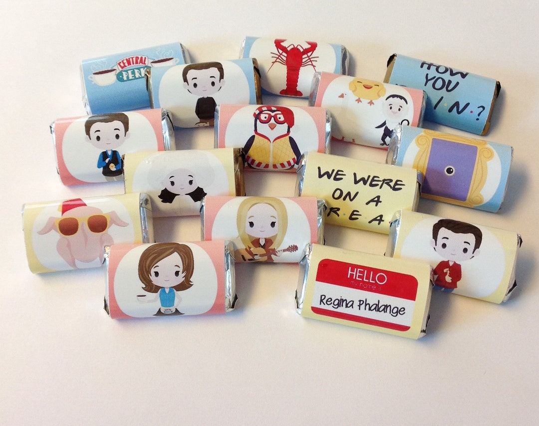 50 Personalized Mini Candy Bar Wrappers for Party Favors Small Gifts - Etsy