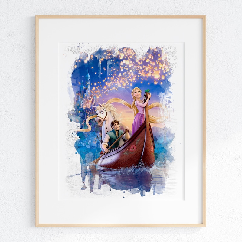 Rapunzel Art Print - Etsy